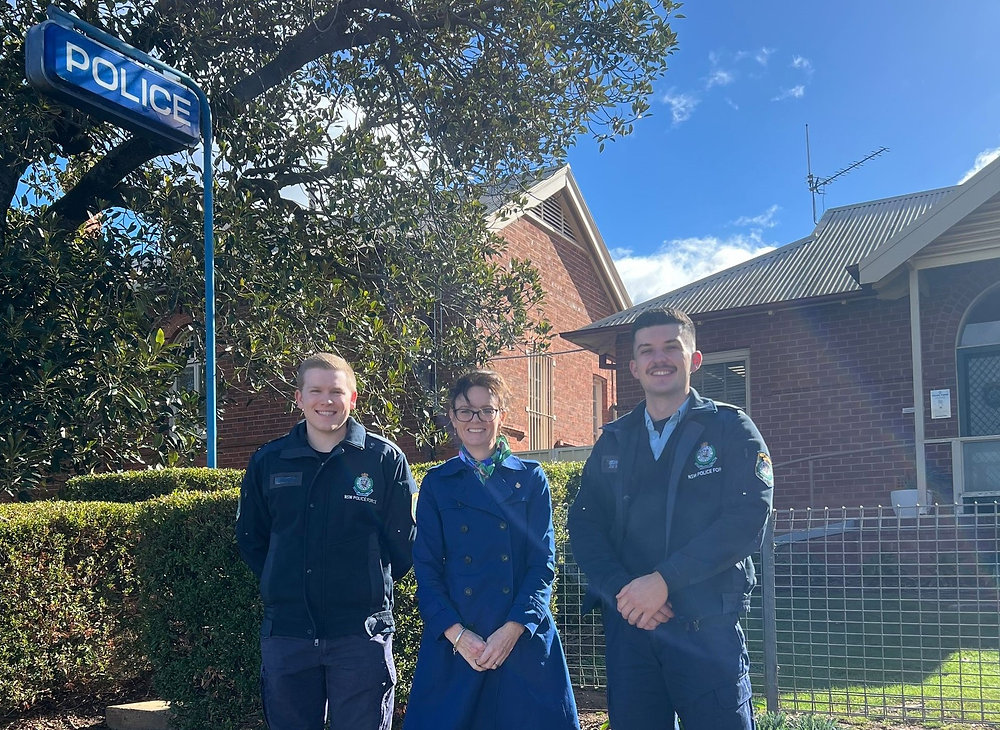 COOKE WELCOMES NEW POLICE TO THE AREA