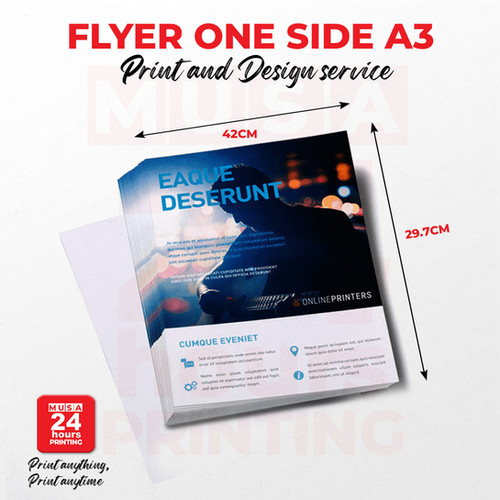 A3 Flyers - 1 Side | Flyers Brochures Pamphlets | Musa Printing SG