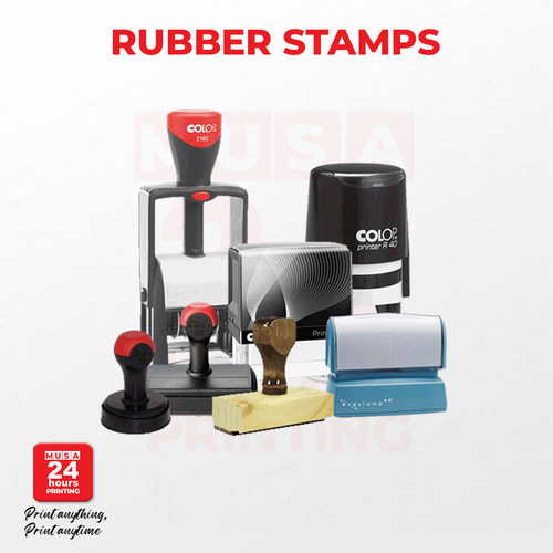Round Rubber Stamps | Rubber Stamp Making | Musa 24 Hours Printing