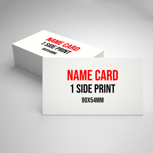 Business Name Cards - One Side Printing | Musa 24 Hours Printing