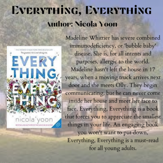 Everything Everything by Nicola Yoon
