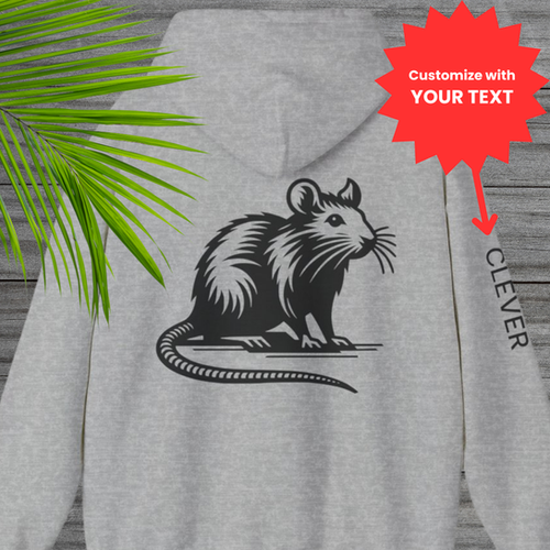 Personalized Rat Hoodie | BlueFox Designs