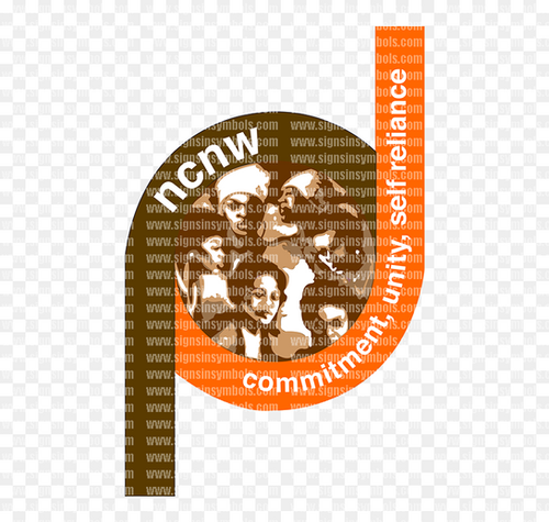 NCNW Round Logo Heat Transfer | Signsinsymbols