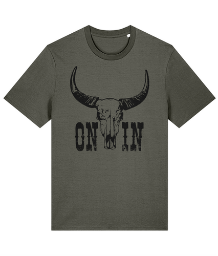 ONIN Skull T Shirt- Khaki | onenightinnashville