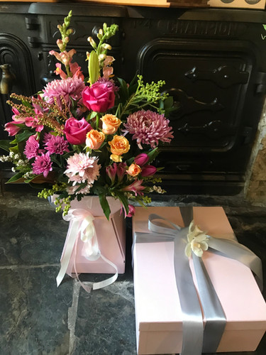 Luxury gift box and flower arrangment | The Flower Shop