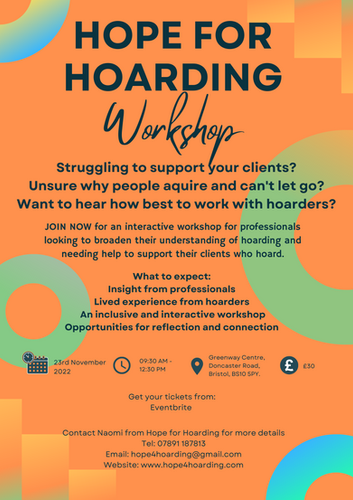 Hoarding Awareness Workshop | Hope for Hoarding