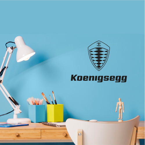 Koenigsegg | Hypercar Brand Logo | Decorative wall art Signage | Lazer Lab