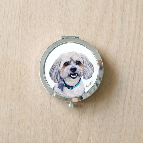 Maltese x - Compact Mirror | MJW Pets + Wildlife