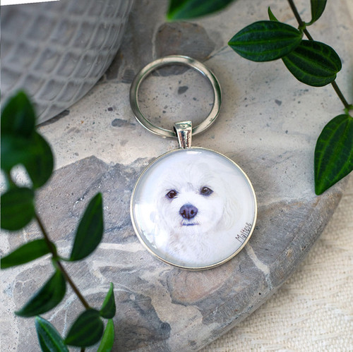 Maltese - Keychain | MJW Pets + Wildlife