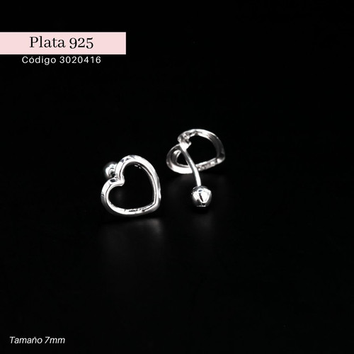 Arete Corazón Silueta | valentina