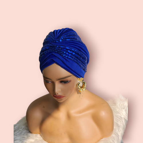 Sequin Stylish Turban | Prettyconceptempire
