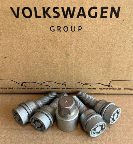 VW T5 T6 Transporter Locking Wheel Nuts Bolt Key Set 19mm VAN 16" 17 ...