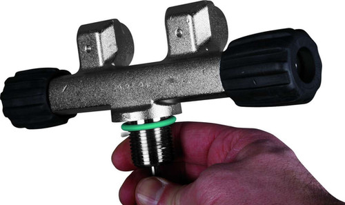 Fixed double valve 232 bar | OMS Dive Store