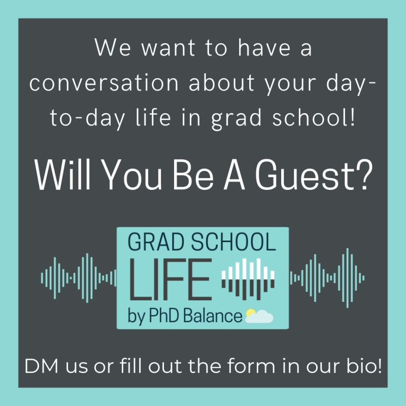 Be a Guest on Grad School Life