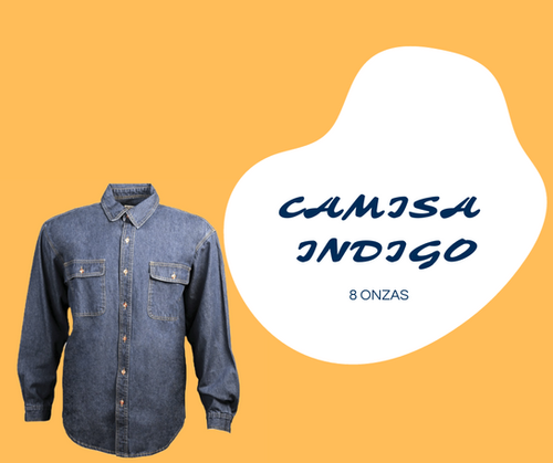 CAMISA INDIGO 8 ONZAS | Misitio