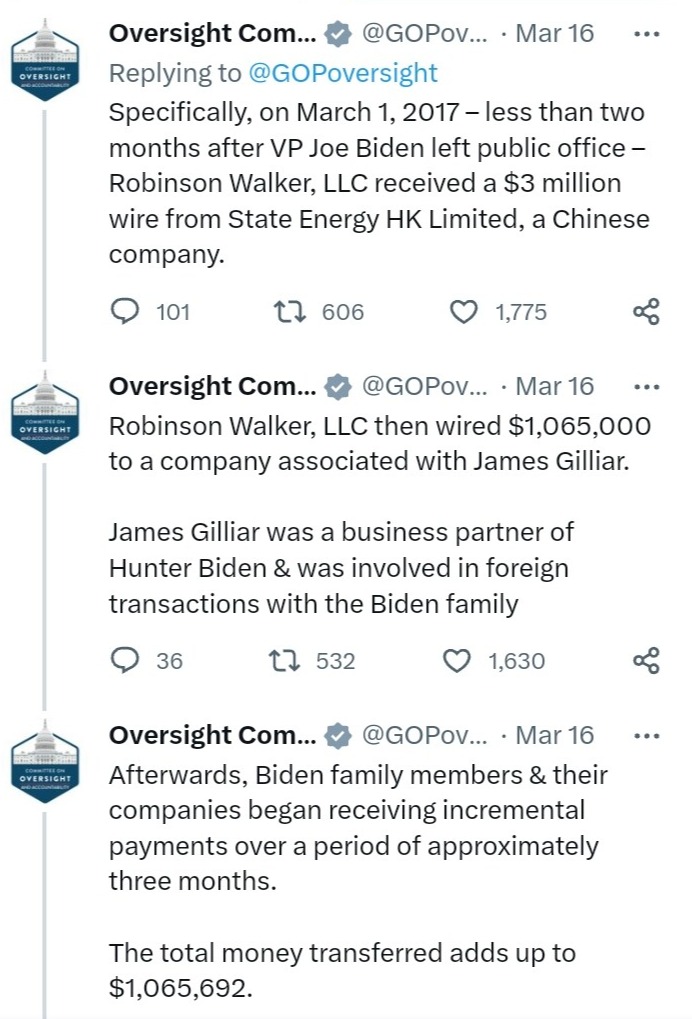 The Subpoenas Are Coming So Is Biden's Impeachment #EyeForAnEye