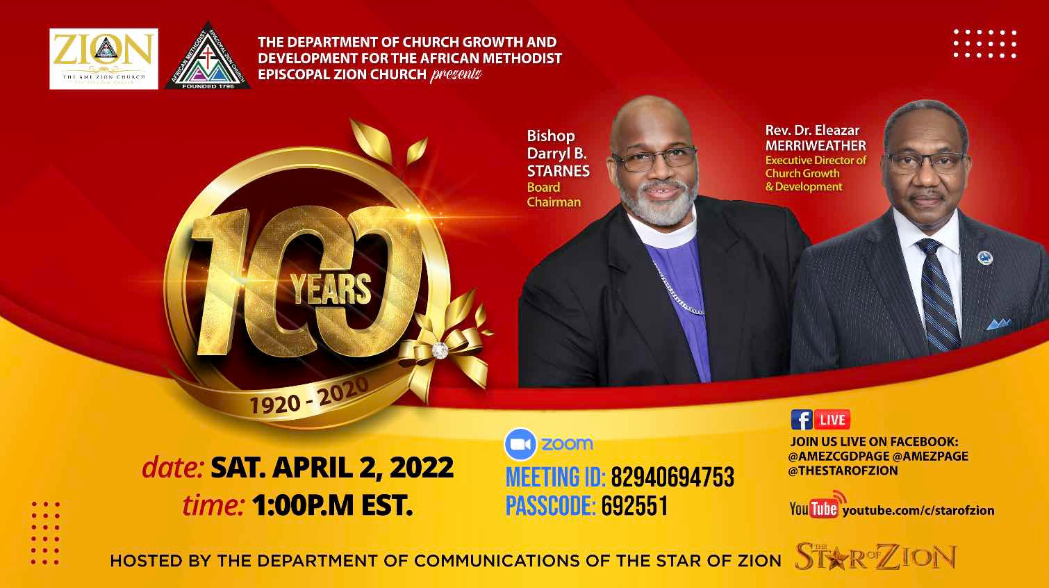 Livestream | AME Zion Development