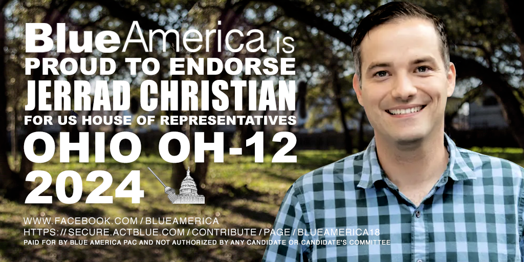 Brand New Blue America Endorsement Alert: Jerrad Christian (OH-12)