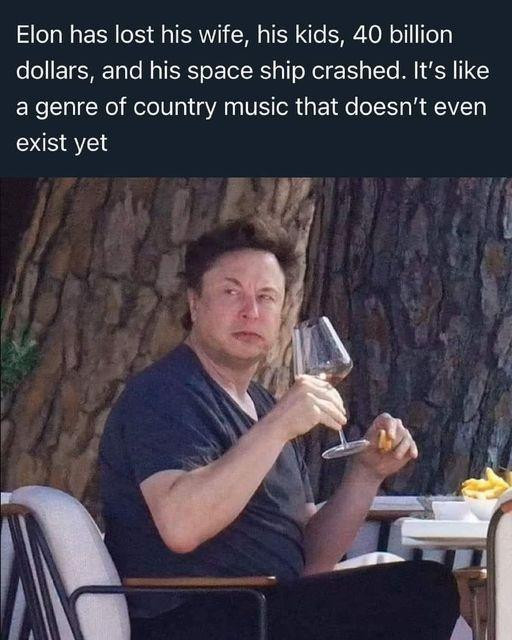 Midnight Meme Of The Day! Is Elon Musk's Life A Dark New Country Music ...