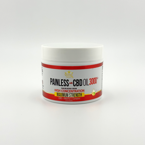 Painless with CBD 3000+ Pain Relieving Cream - (2 fl oz / 59 mL) | ESB ...
