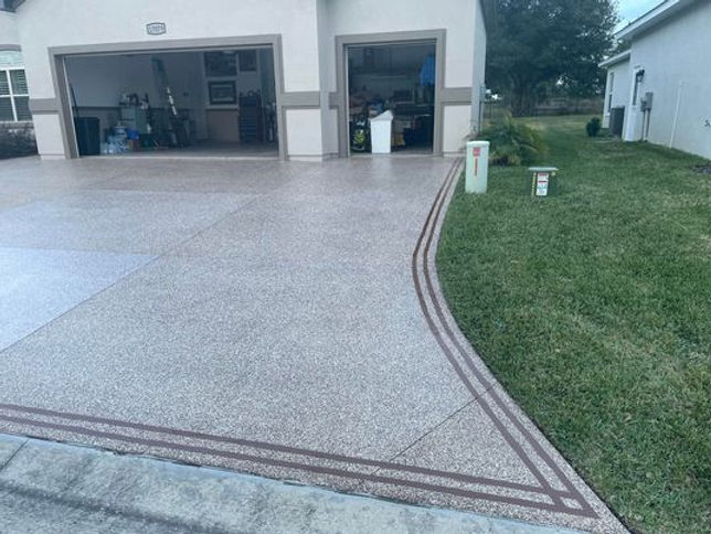 Our Tru-Flake Nano X Driveway System