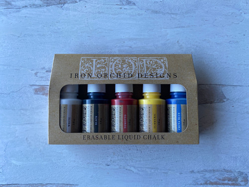 IOD Decor Ink Set of 5 Colors, LEC, Liquid Erasable Chalk | Fruitful ...
