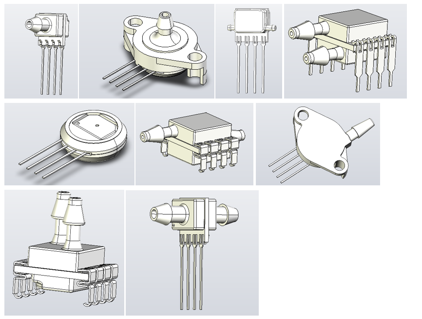 High Resolution Digital Output, 24Bit Resolution, I2C or SPI Sensor ...