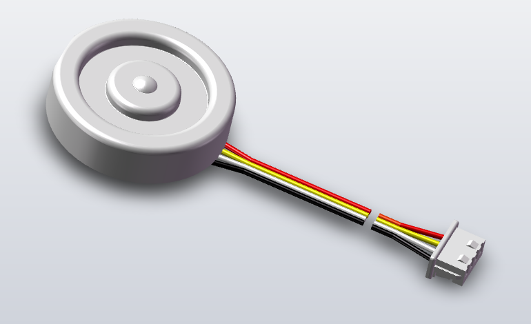 High Level analog Output, Low Deflection, Compression Load Cell Sensor ...