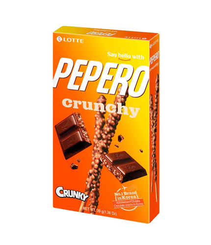 Lotte - Pepero Crunchy chocolate biscuit sticks - 39g | Serenity Tea