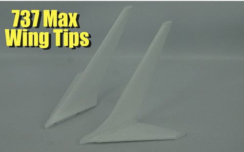 737 Max Wing Tips Unpainted | X-Flight RC