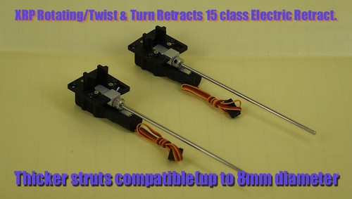 XRP Rotating/Twist & Turn Retracts 15 class Electric Retract(2pc)left ...