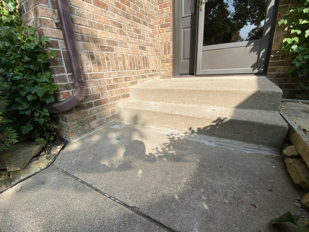 Residential Front Stoop Concrete Raised, First Impressions Raised
