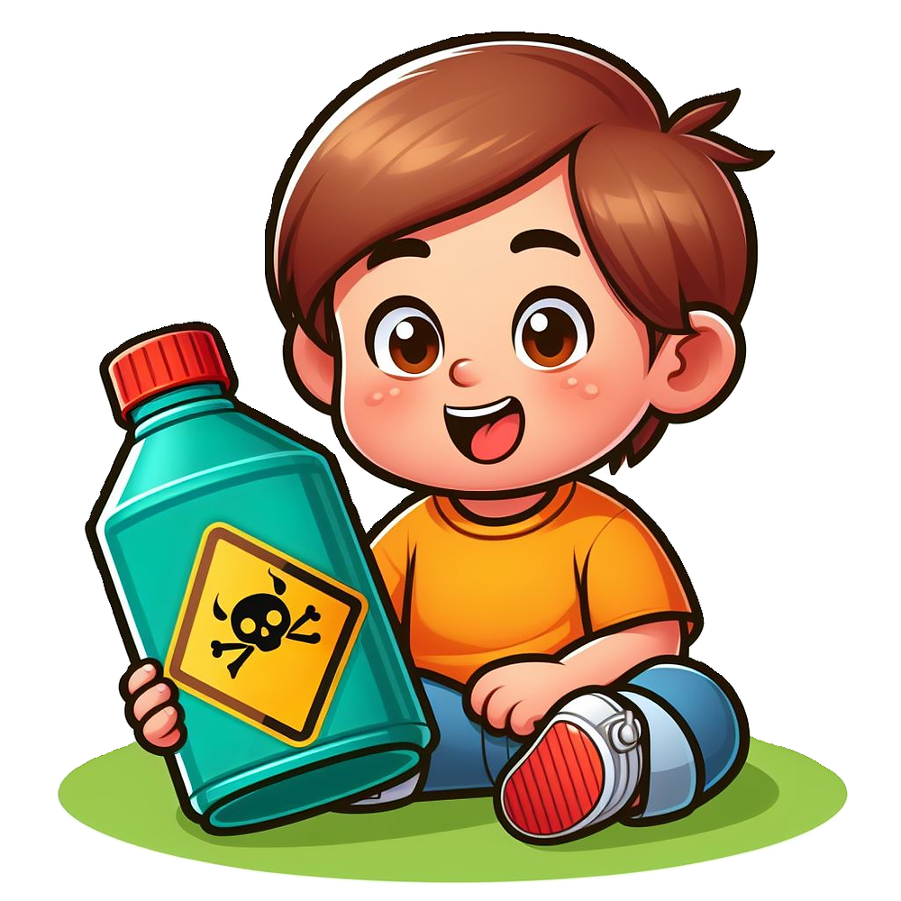 What to do if your child ingests a caustic substance?