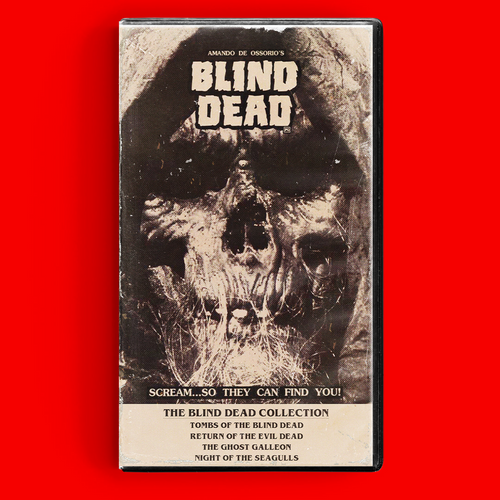 The Blind Dead Collection CUSTOM VHS Horror | TAPE ROT PRODUCTIONS