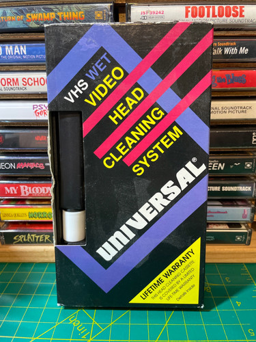 Vintage Universal VHS Wet VHS Head Cleaner | TAPE ROT PRODUCTIONS