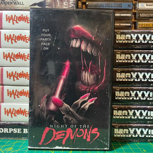 Night Of The Demons 1988 CUSTOM VHS | TAPE ROT PRODUCTIONS