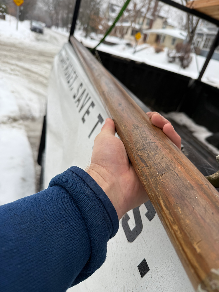 1920s railing with patina