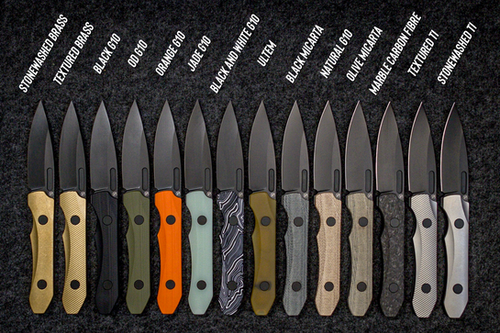 Black DLC X Series EDC fixed blade | Griffin Company