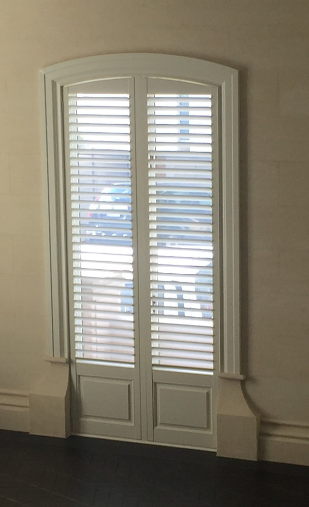 Our customised panelled shutters