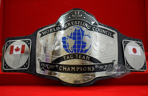 WWC Puerto Rico World Wrestling Council Tag Team Championship Belt | CSB