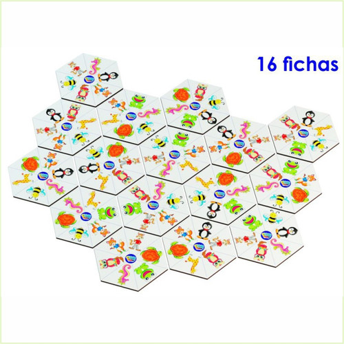 DOMINÓ HEXAGONAL | sys didacticos