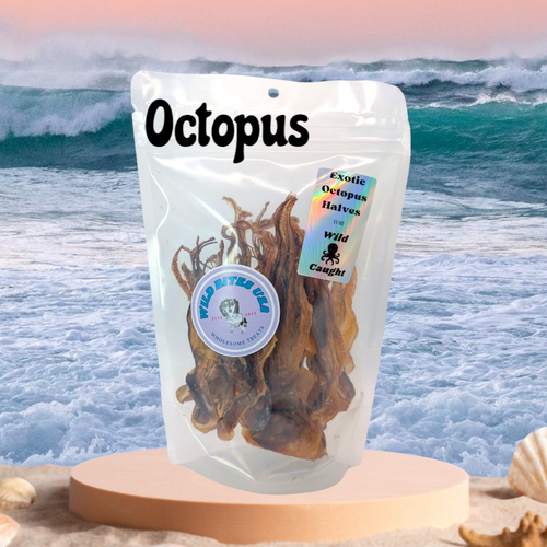 Octopus Jerky Dog Treats - Exotic and Nutritious