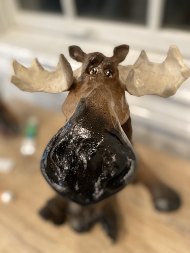 Seated Moose | farmboymatt