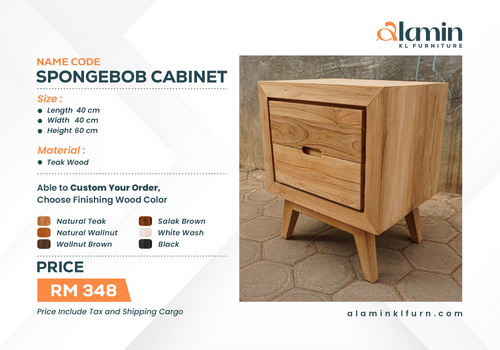 Spongebob Cabinet (Pre Order) | Alamin KL Furniture