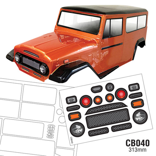 CB040 1/10 Crawler Body, 313mm | TeamC Racing