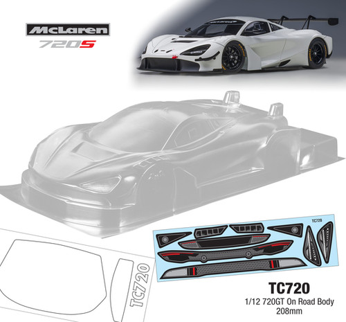 TC720 1/12 720GT On Road Body | TeamC Racing