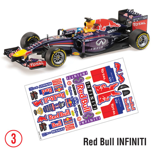 F1 Sticker Red Bull INFINITI | TeamC Racing