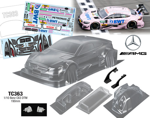 TC363 1/10 Benz C63 DTM, 190mm | TeamC Racing