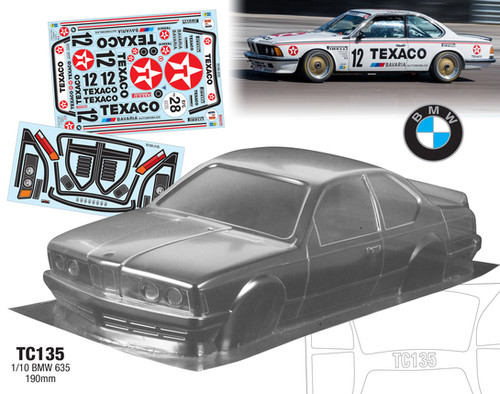 TC135 1/10 BMW 635, 190mm | TeamC Racing