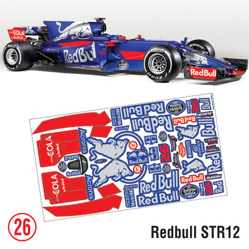 F1 Sticker Redbull STR12 | TeamC Racing